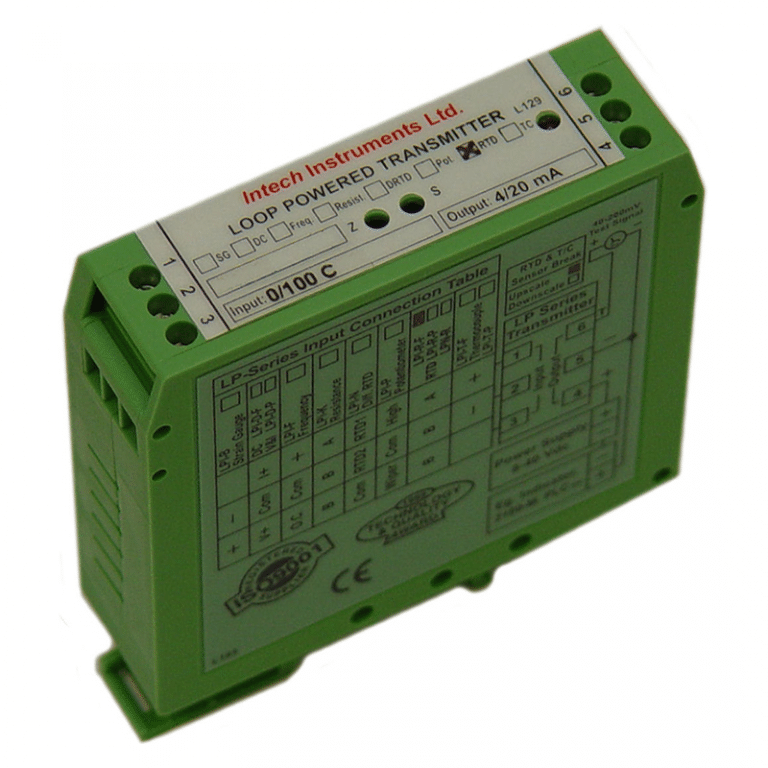 RTD Pt100/Pt1000 - Intech Instruments Ltd